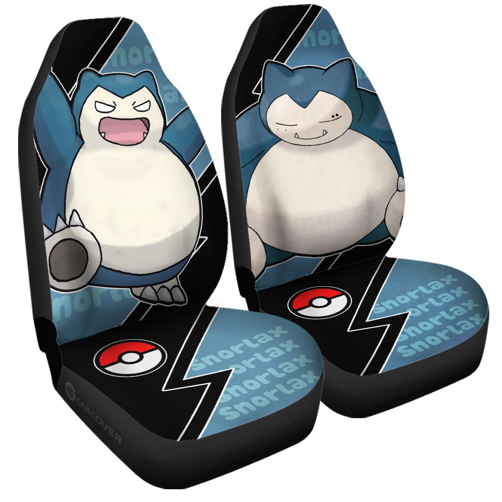 Snorlax Car Seat Covers Custom Anime Pokemon Car Accessories – US ...