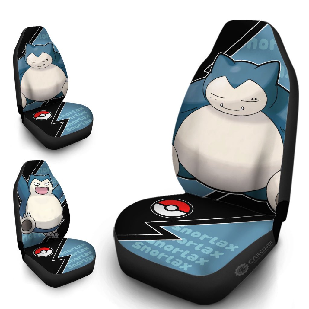 Snorlax Car Seat Covers Custom Anime Pokemon Car Accessories – US ...